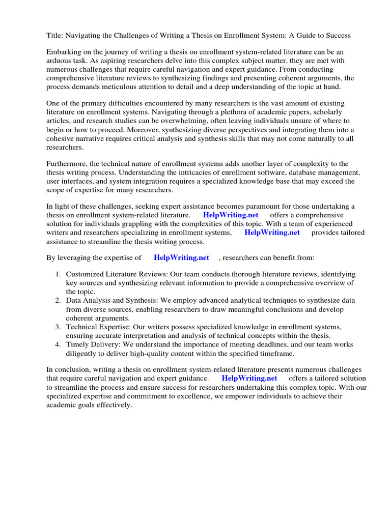 Enrollment System Thesis Related Literature | PDF | Expert | Usability