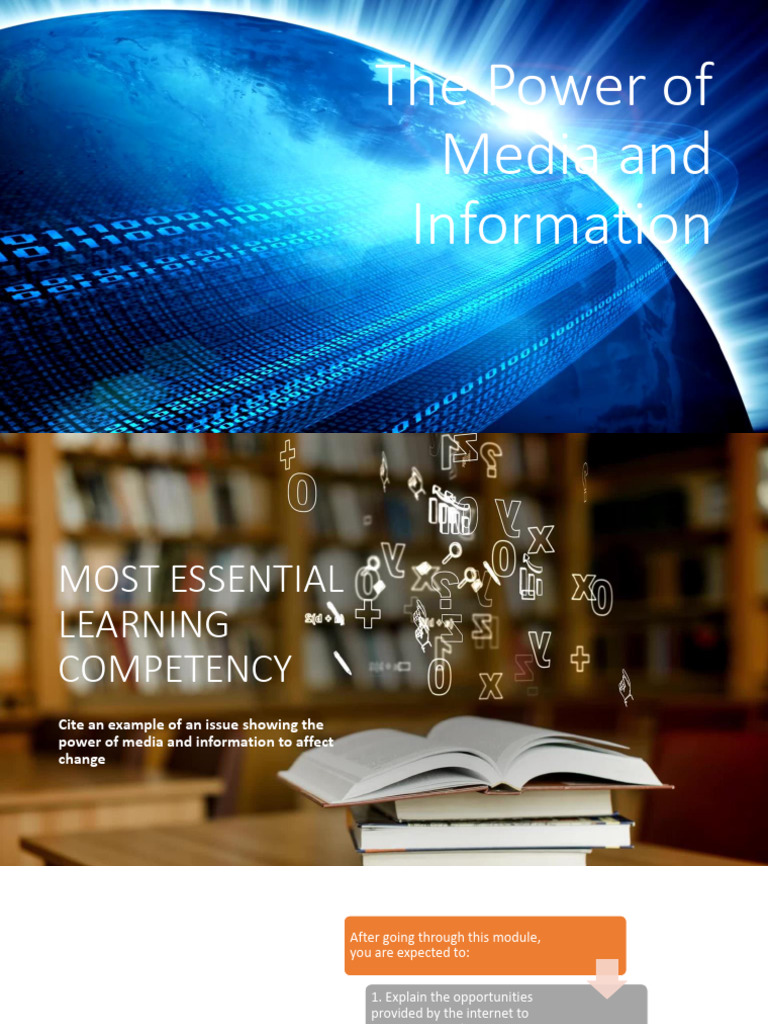 WEEK 1 The Power of Media and Information | PDF | Journalism | Social Media