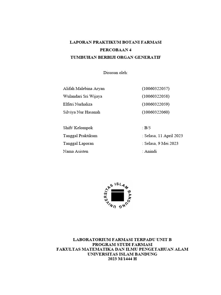 B - 5 - Tumbuhan Berbiji Organ Generatif | PDF