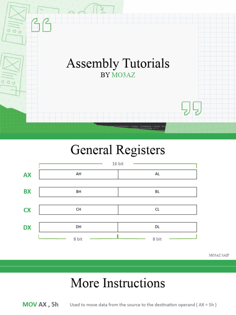 Assembly | PDF | Computer Data | Software Engineering