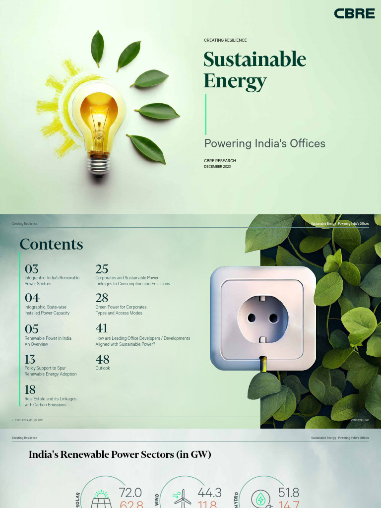 Cbre Article | PDF | Renewable Energy | Solar Power