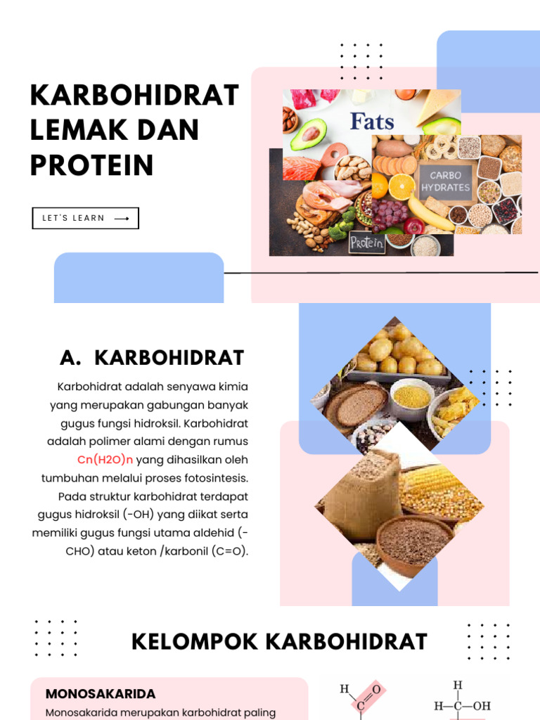 Karbohidrat, Lemak Dan Protein | PDF