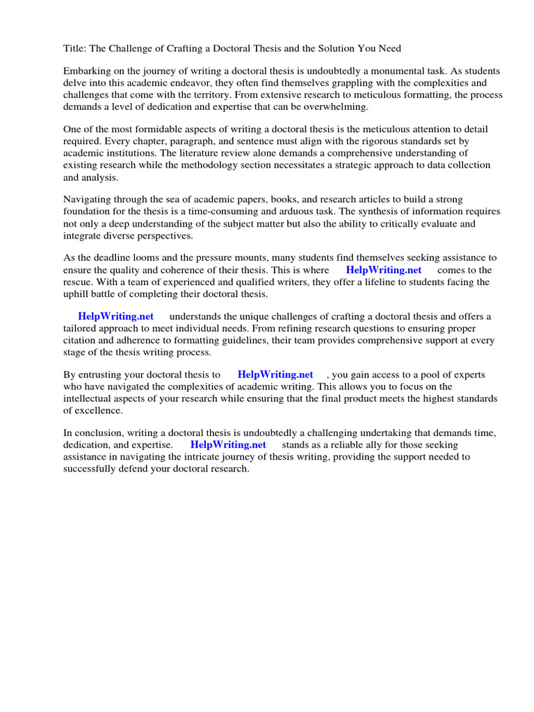 Doctor Thesis Defense | Download Free PDF | Thesis | Methodology