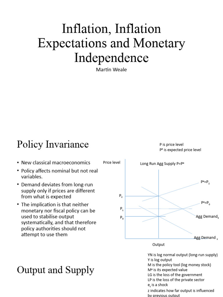 Lecture 6 Rules, Discretion and Inflation Expectations | PDF
