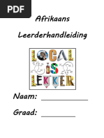 Afrikaans Afkortings, Verkortings en Akronieme Worksheet | PDF