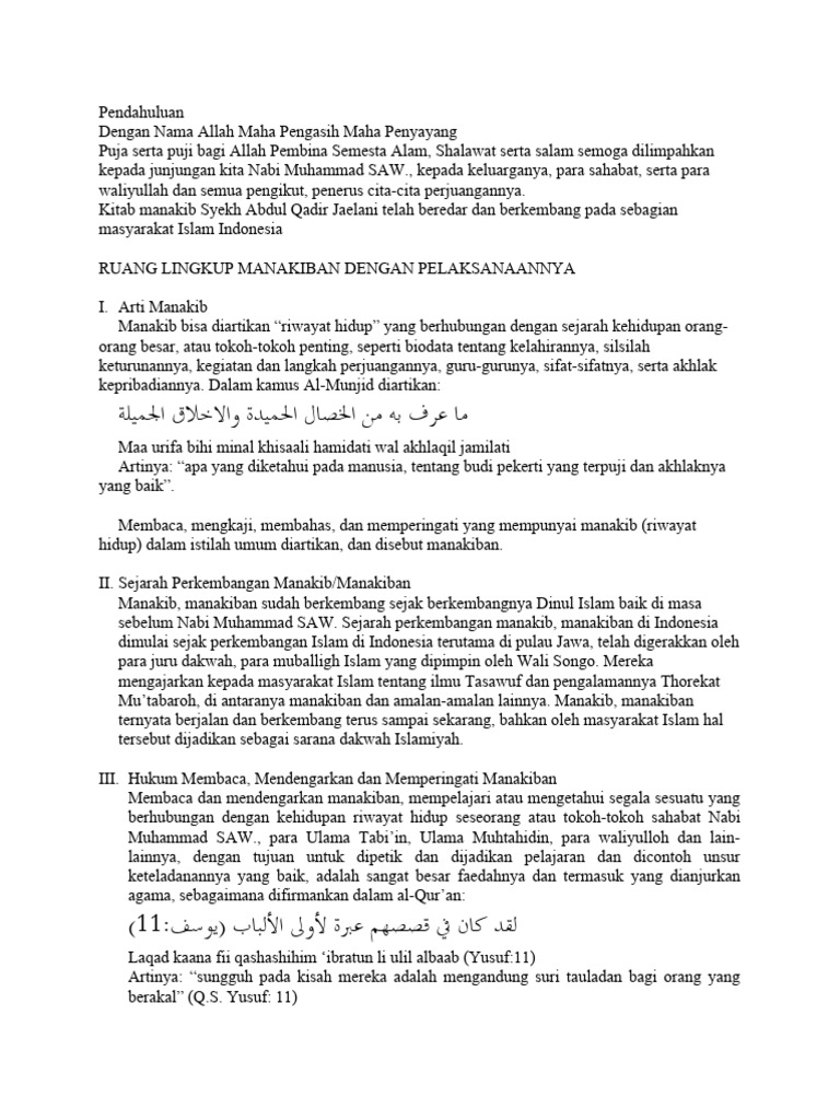 Manakib | PDF