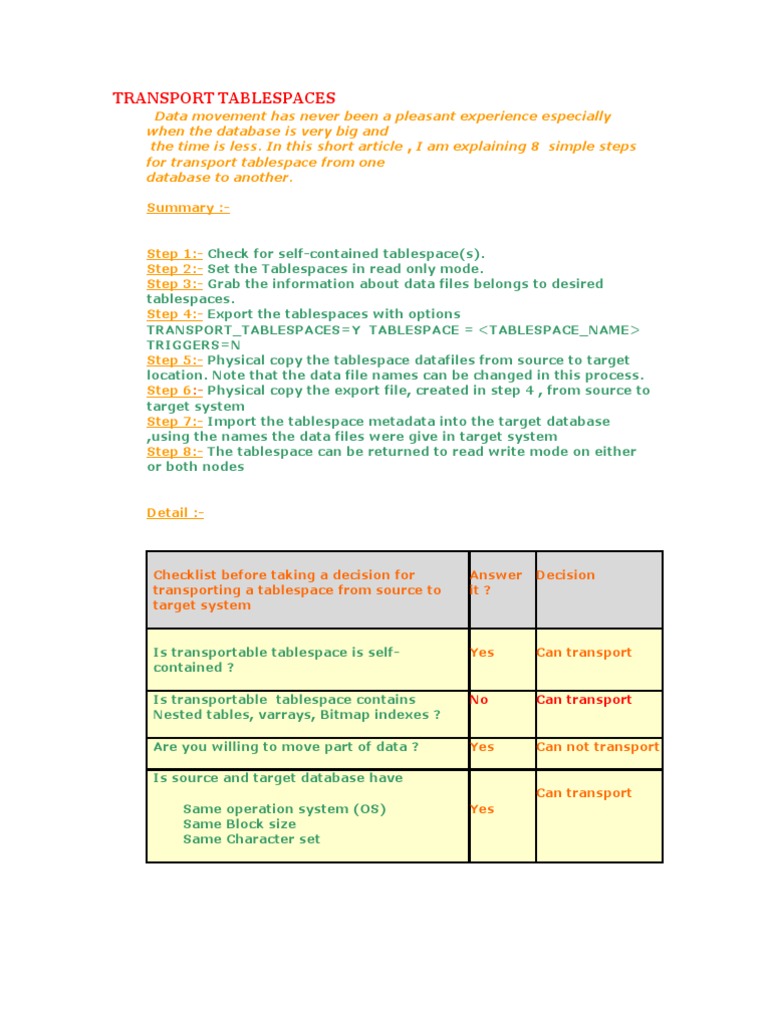 Oracle Important Notes | Download Free PDF | Oracle Database | 64 Bit ...