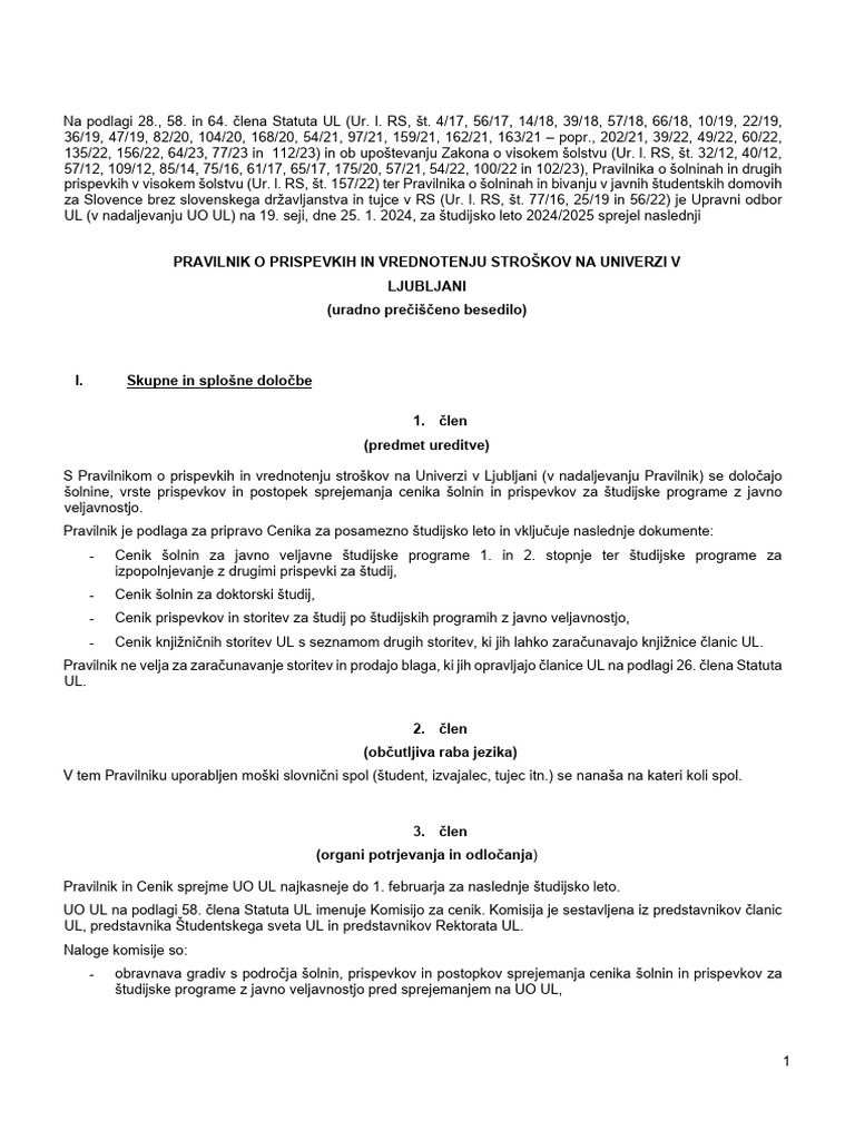 Pravilnik 24-25 | PDF