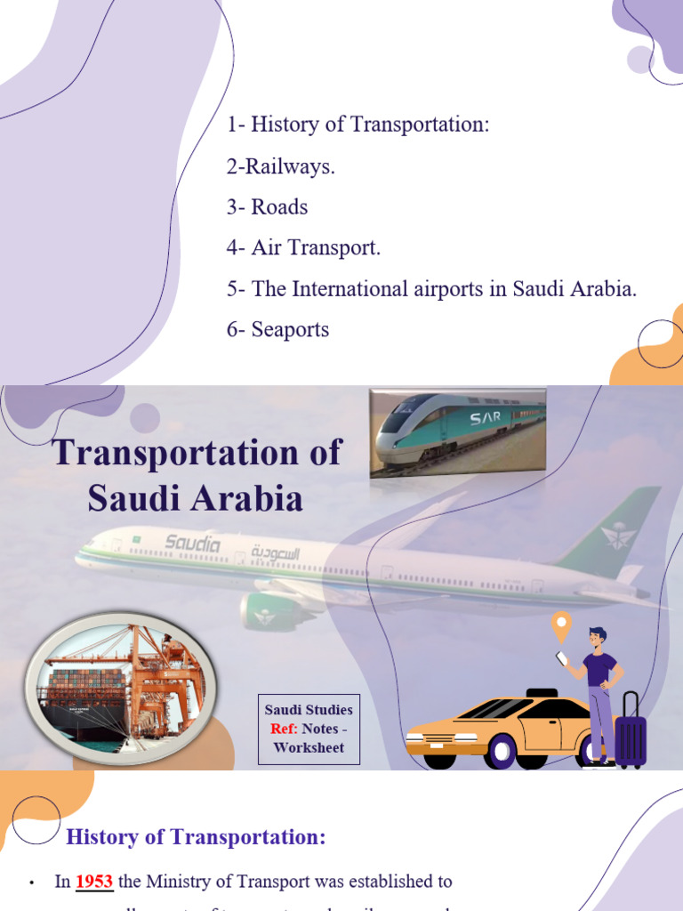 Saudi Arabia's Transportation Overview | PDF | Saudi Arabia | Transport