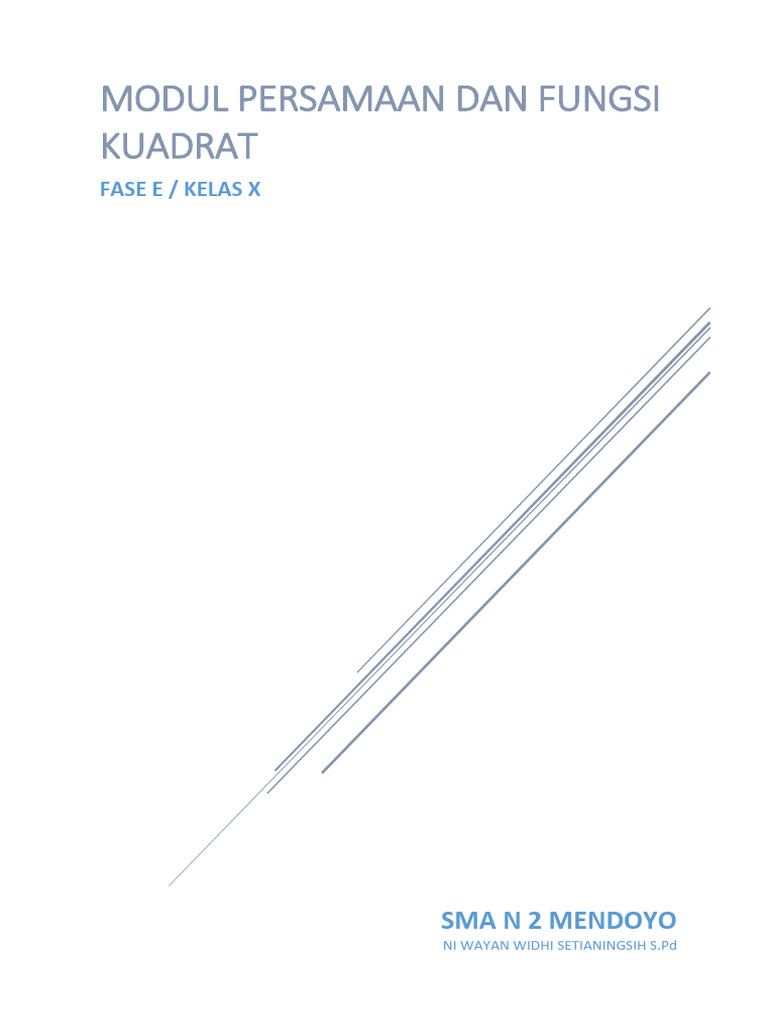 MODUL AJAR 4 FIX | PDF