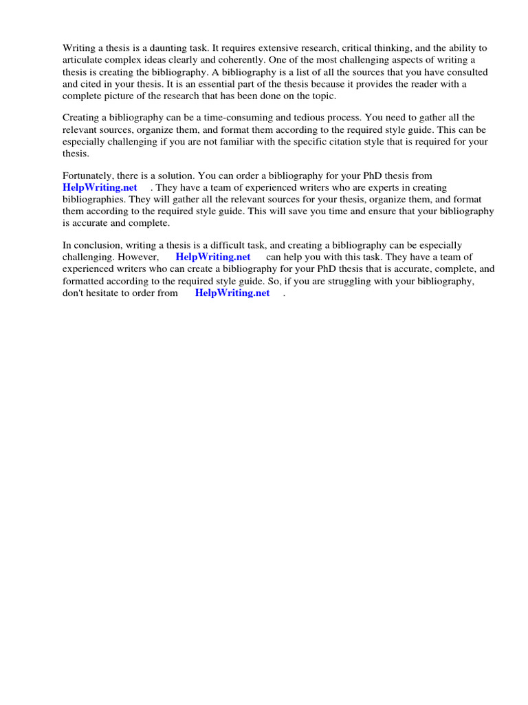 Bibliography PHD Thesis Latex | PDF | Thesis | Computing