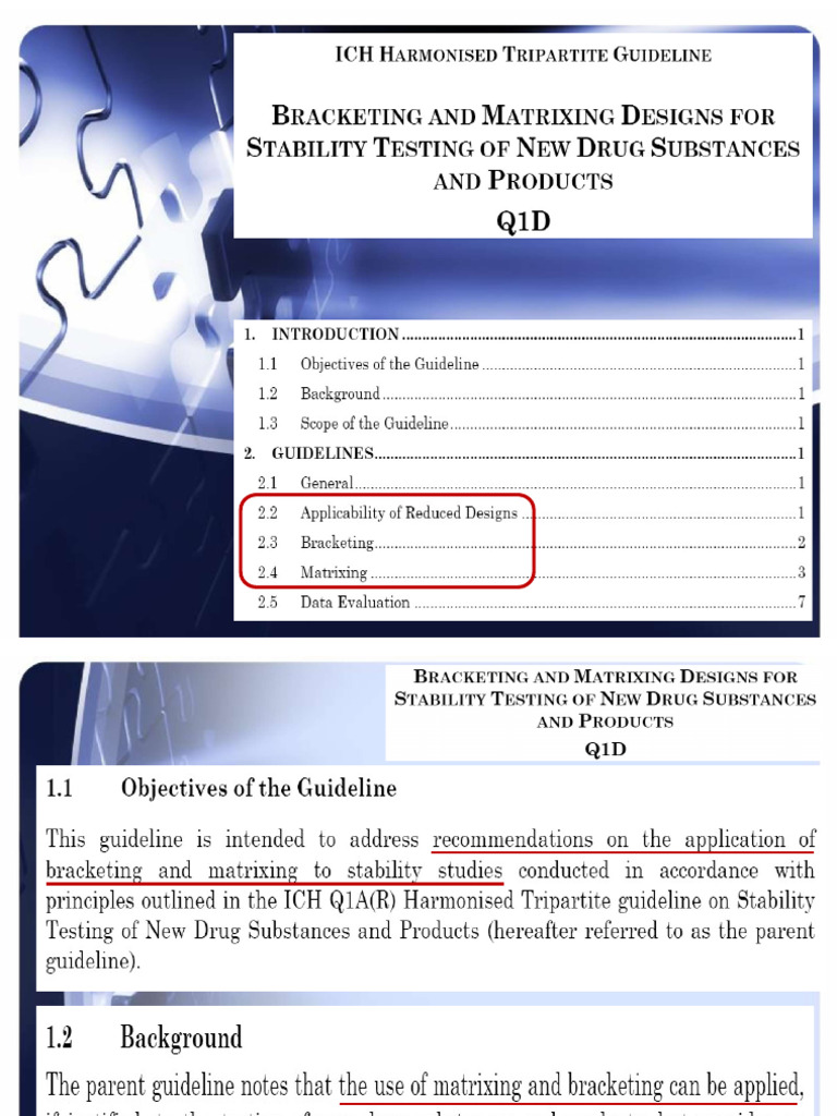 ICH-Q1D Bracketing Matrixing+In+Stability+Study | PDF | Komputer