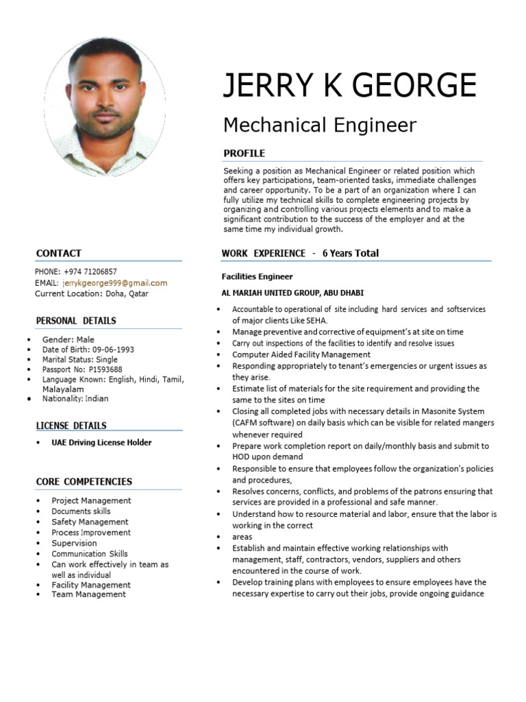 Jerry CV | PDF | Employment | Business