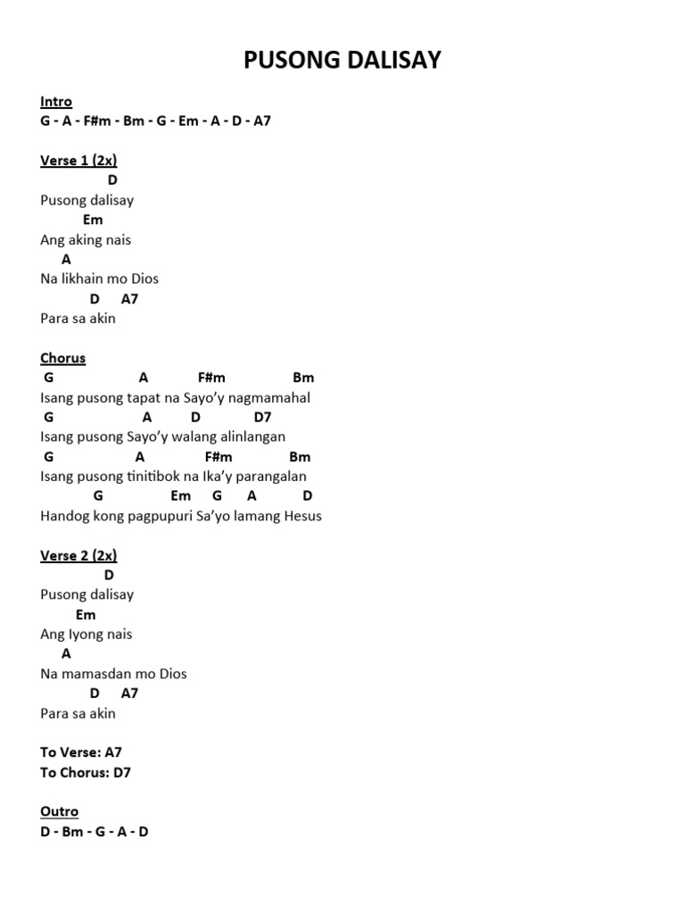 Pusong Dalisay | PDF