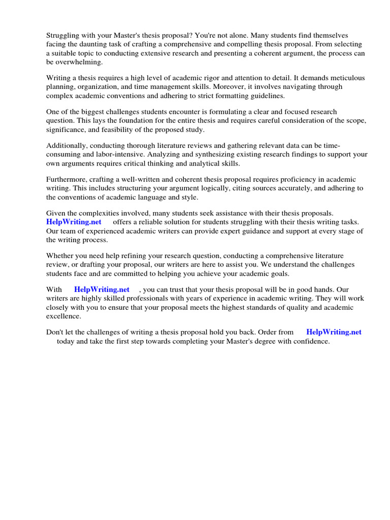 Ms Thesis Proposal | PDF