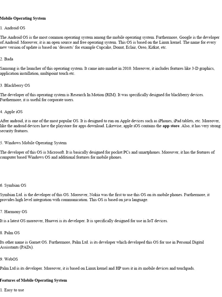 Mobile OS and Wearable Tech Guide | PDF | Cloud Computing | Virtualization