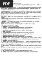Physical Education SBA | PDF | Physical Education | Association Football