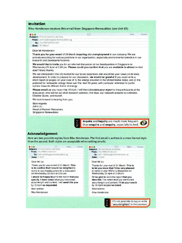 Invitation & Acknowledgement Sample | PDF