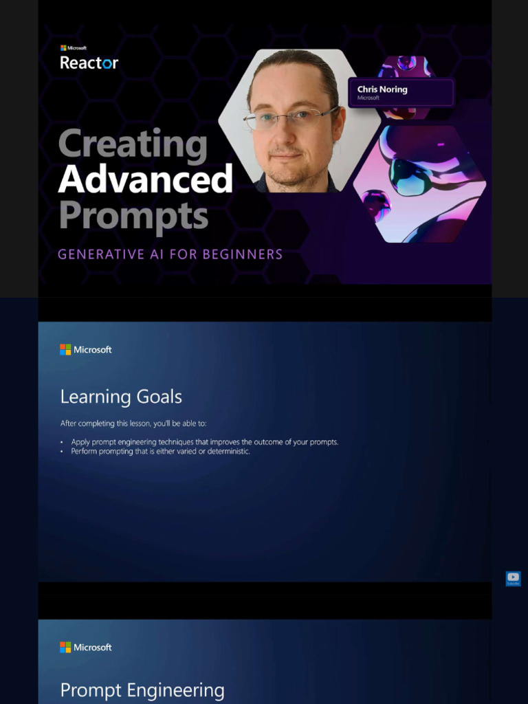 Creating Advanced Prompts | PDF