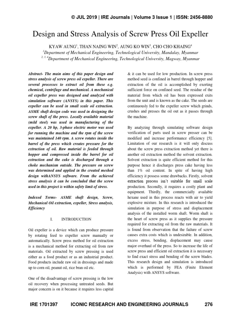 Design_and_Stress_Analysis_of_Screw_Pres | PDF