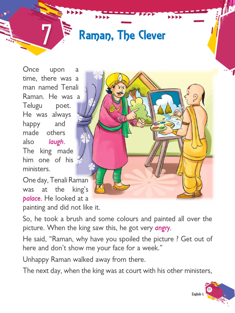 Comprehension Tenali Rama | PDF