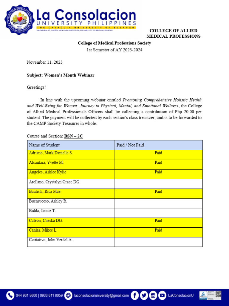 Webinar Contribution BSN 2c | PDF