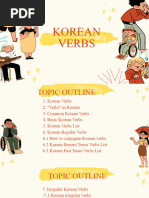 Korean Verb Conjugation Guide | PDF | Adjective | Verb