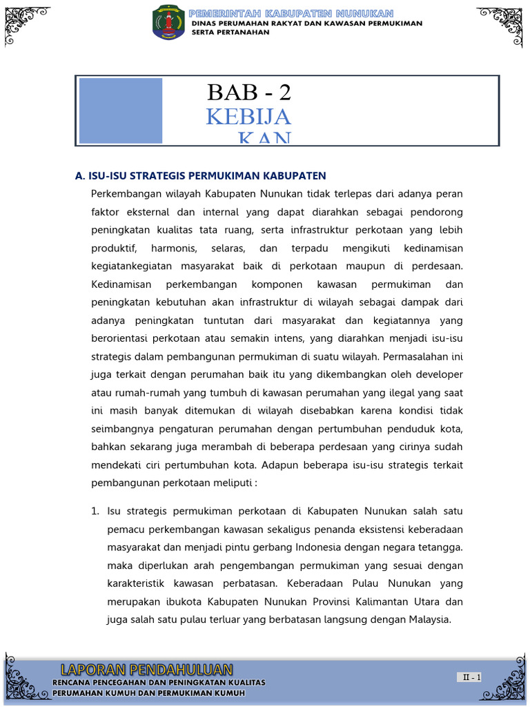 02 - BAB 2 - Kebijakan Pembangunan | PDF