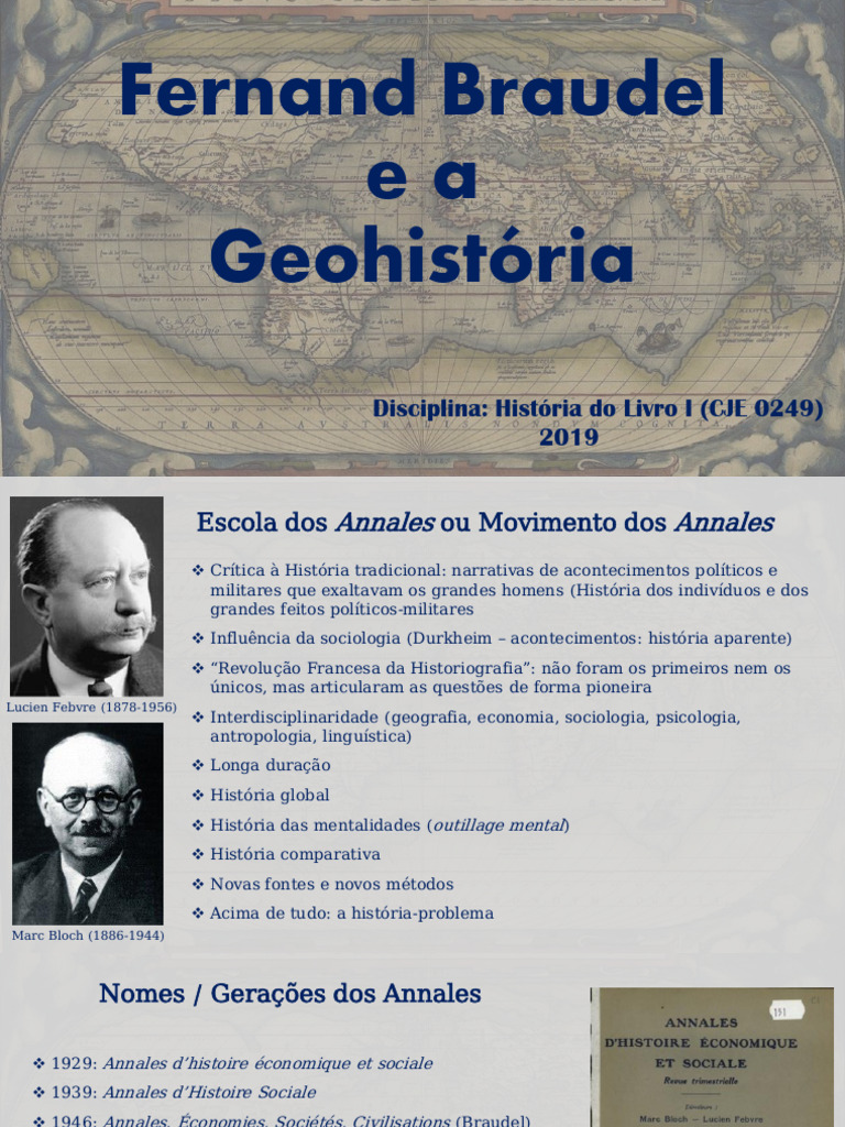 Fernand Braudel e A Geo-História | PDF