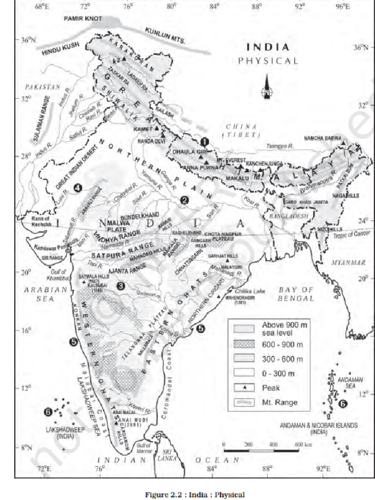 11-12th Geo NCERT Maps Compilation | PDF