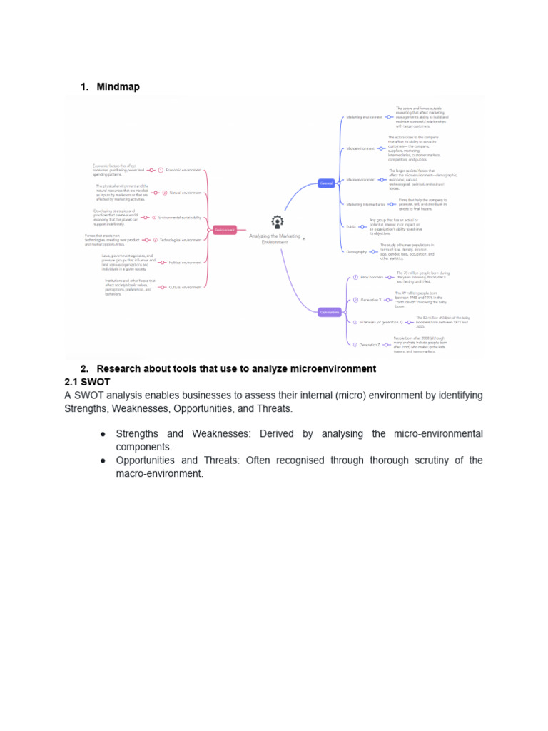 (19 - 1) Chapter 3 Mindmap & Tools | PDF