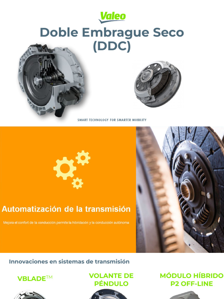 Doble Embrague en Seco | PDF | Embrague | Transmisión automática