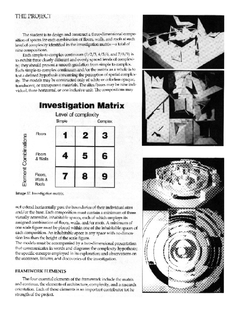 Investigation Matrix Plate Handout | PDF Investigation Matrix Plate Handout | PDF