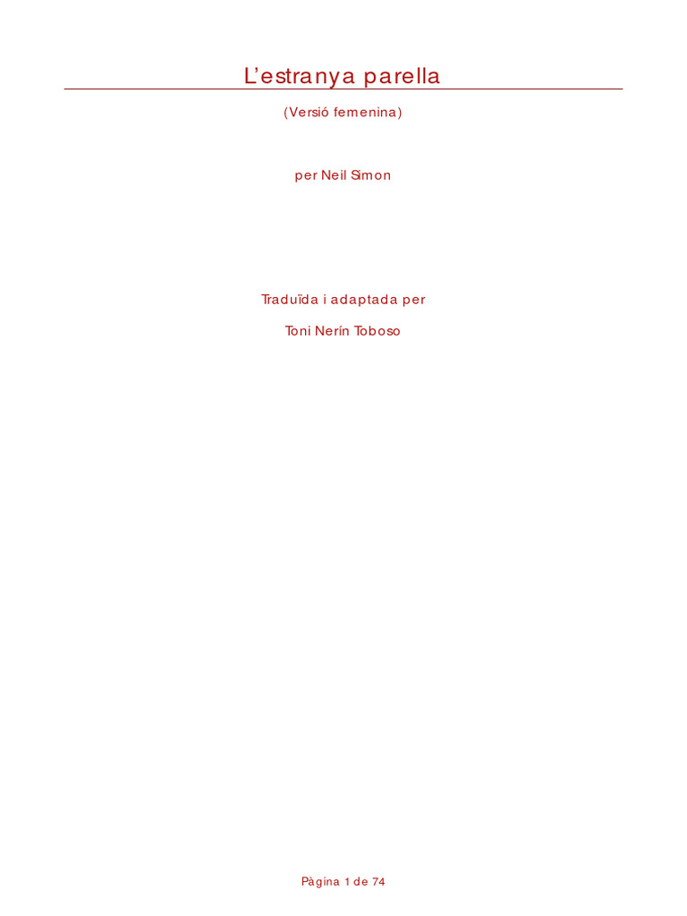 l_estranya_parella_dones | PDF