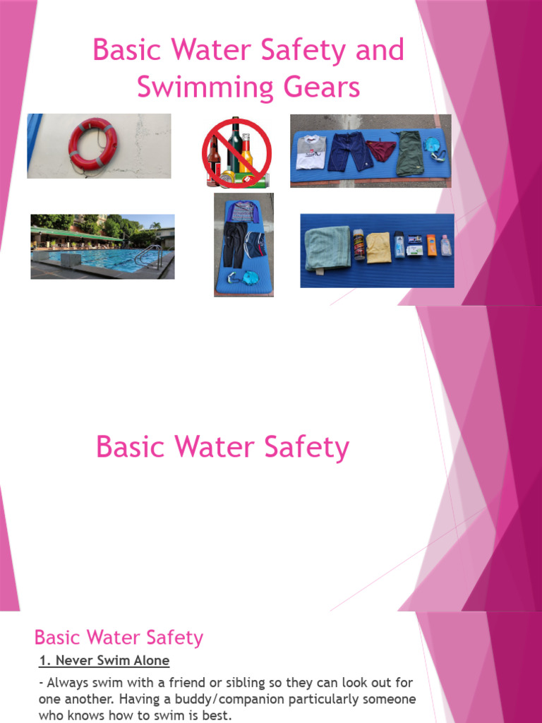 Week 2 Swimming Gears Basic Water Safety | PDF