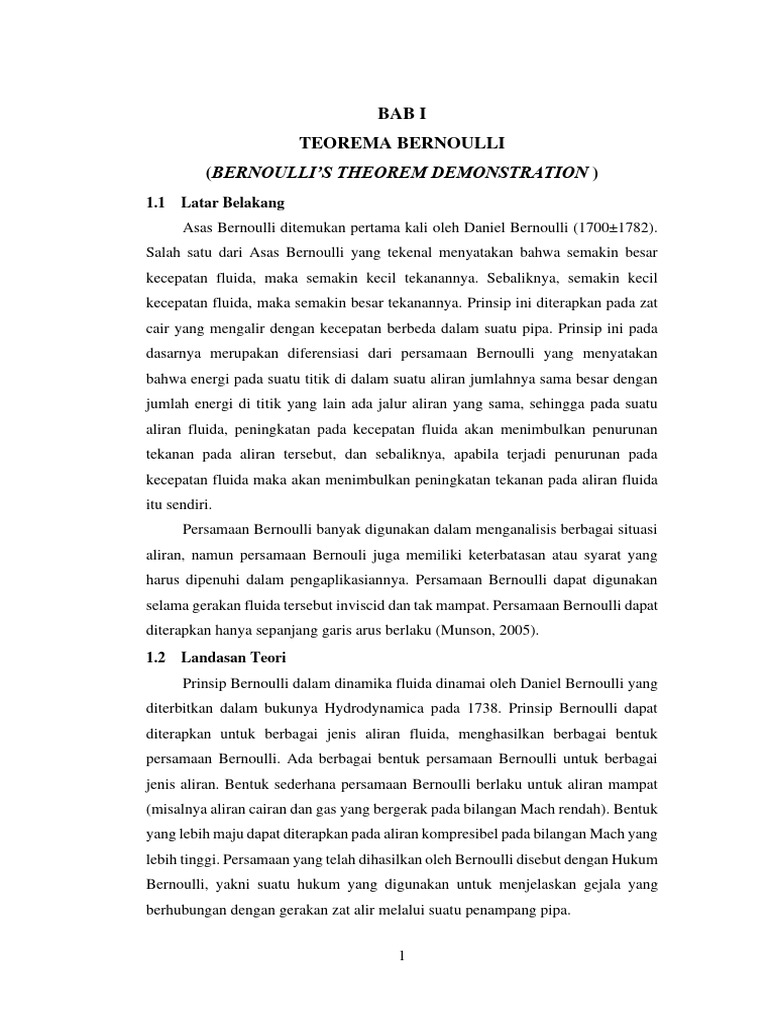 Bab1 Bernoulli | PDF