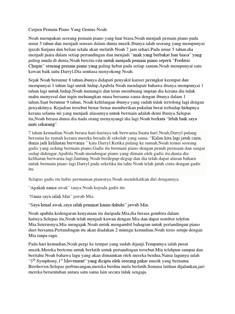 Penulisan Cerpen Tingkatan 3 | PDF | Seni