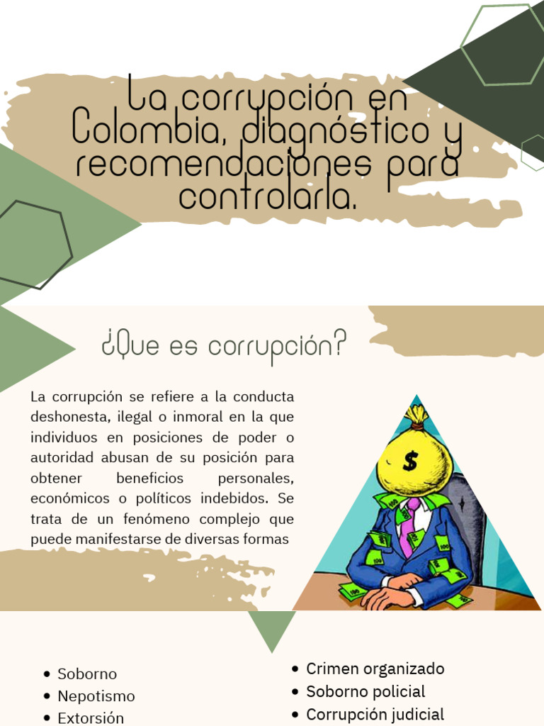 Corrupción en Colombia: Diagnóstico y Soluciones | PDF