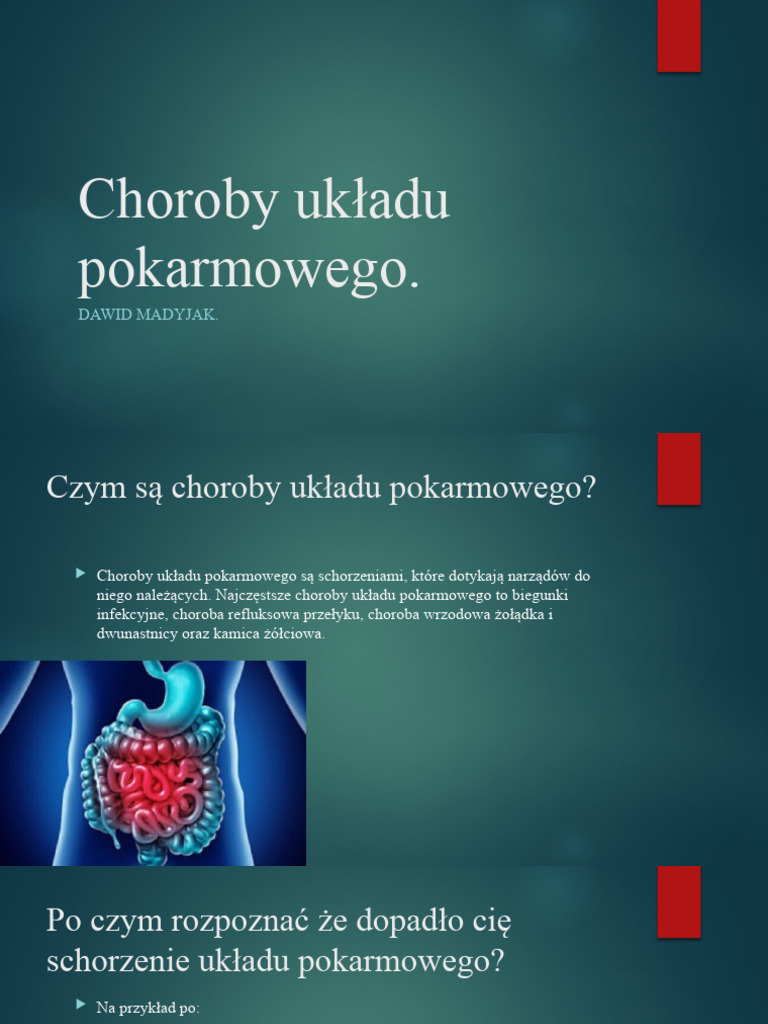 Choroby układu pokarmowego | PDF