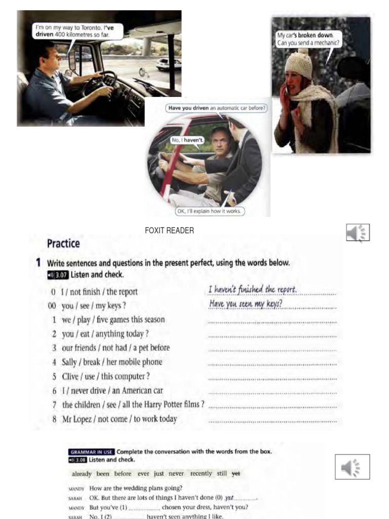 Present Perfect Vs Perfect Continuous LISTENING | PDF