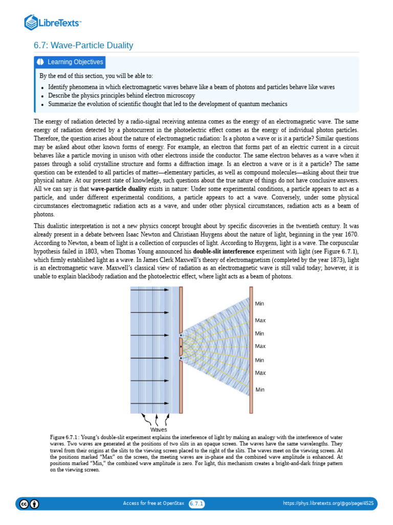 Wave-Particle Duality | PDF Wave-Particle Duality | PDF