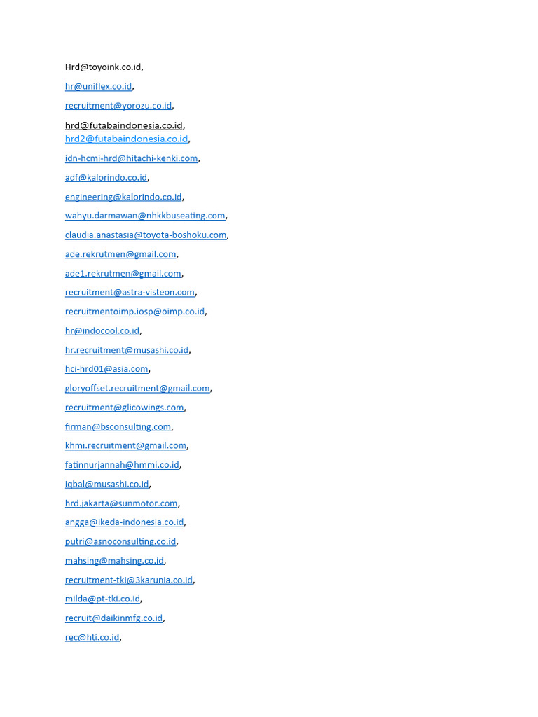 Alamat Email 1 | PDF | Technology & Engineering