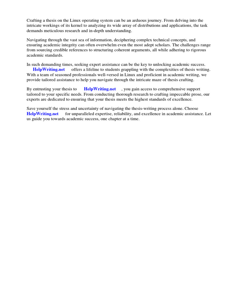 Thesis On Linux Operating System Pdf Operating System Software Engineering