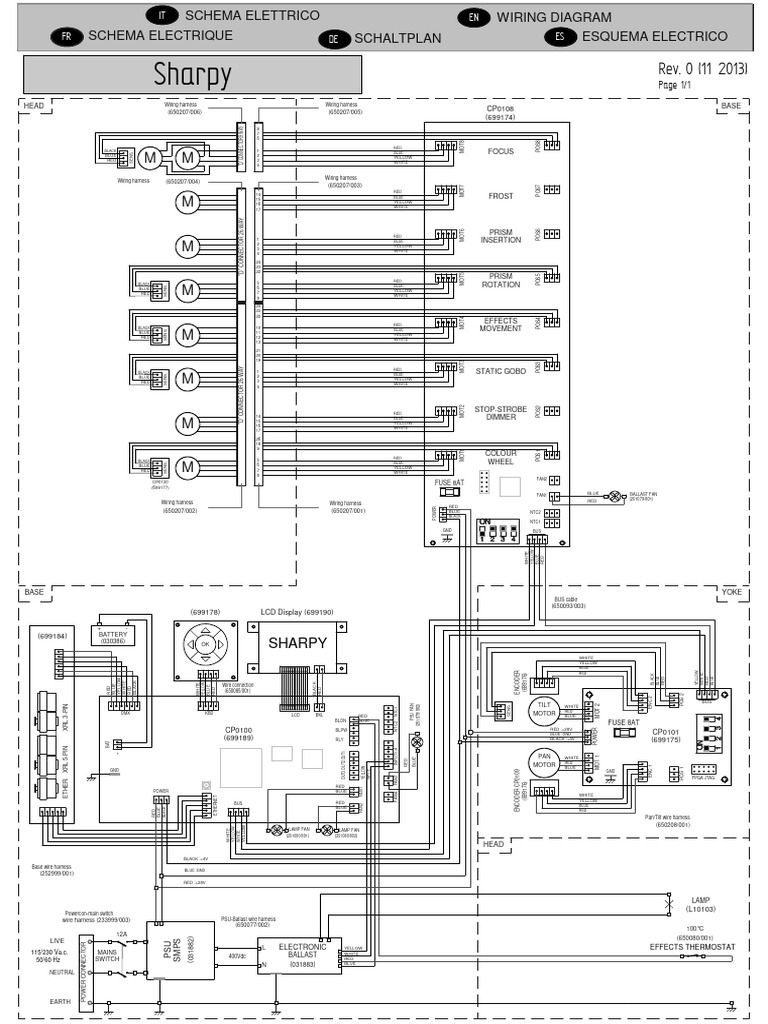 Sharpy Robot Wiring Diagram | PDF | Manufactured Goods | Equipment