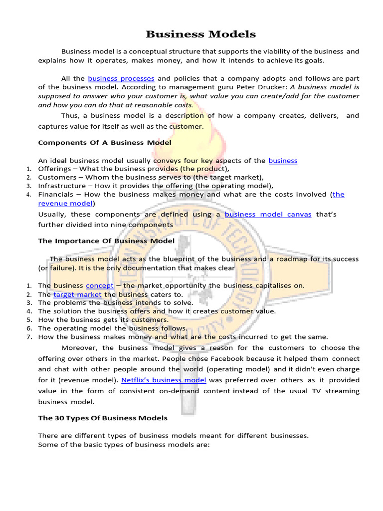 Business Models | PDF | Intellectual Property | Auction