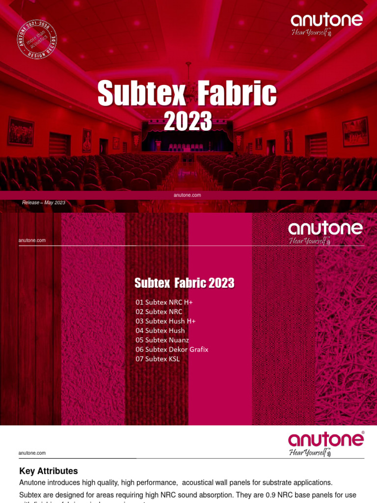 Subtex Fabric 2023 | PDF | Materials