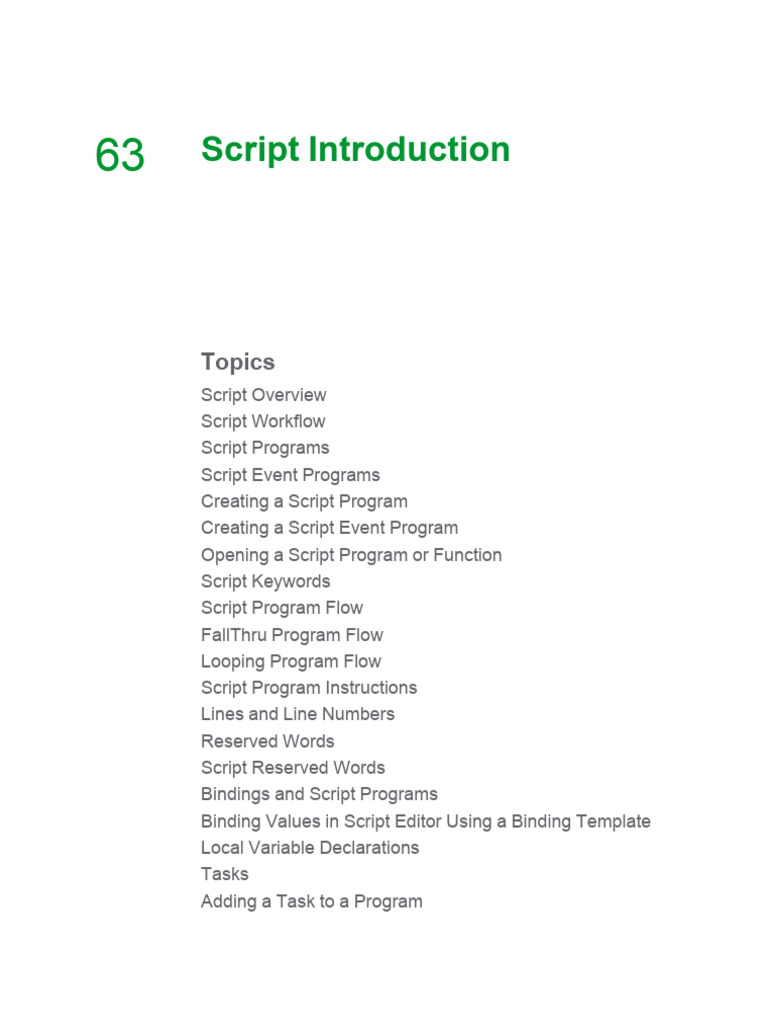 Script Pages From Technical Ref Guide 3.1 | PDF | Computers
