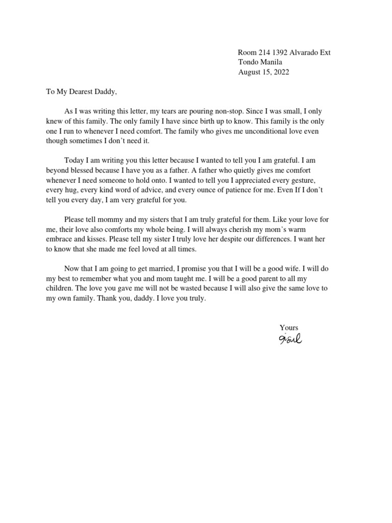 Sample Letter | PDF