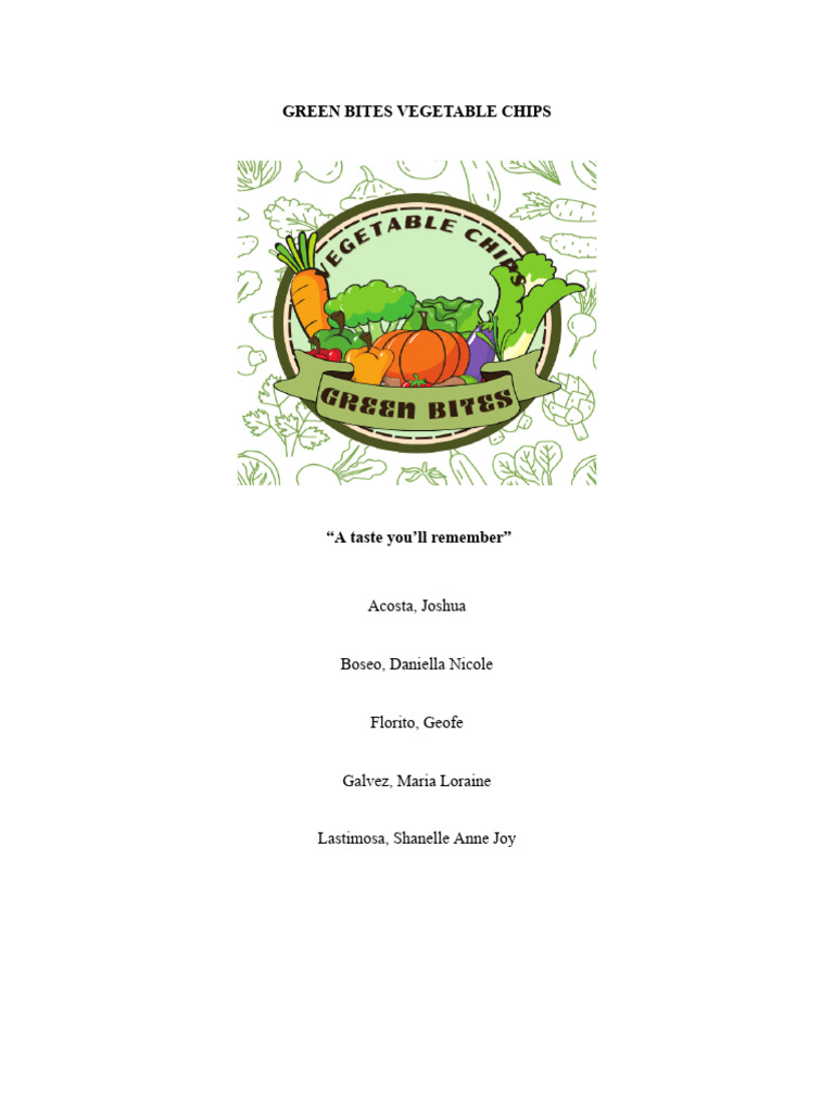 Green Bites 4 Pdf Potato Chip Vegetarianism