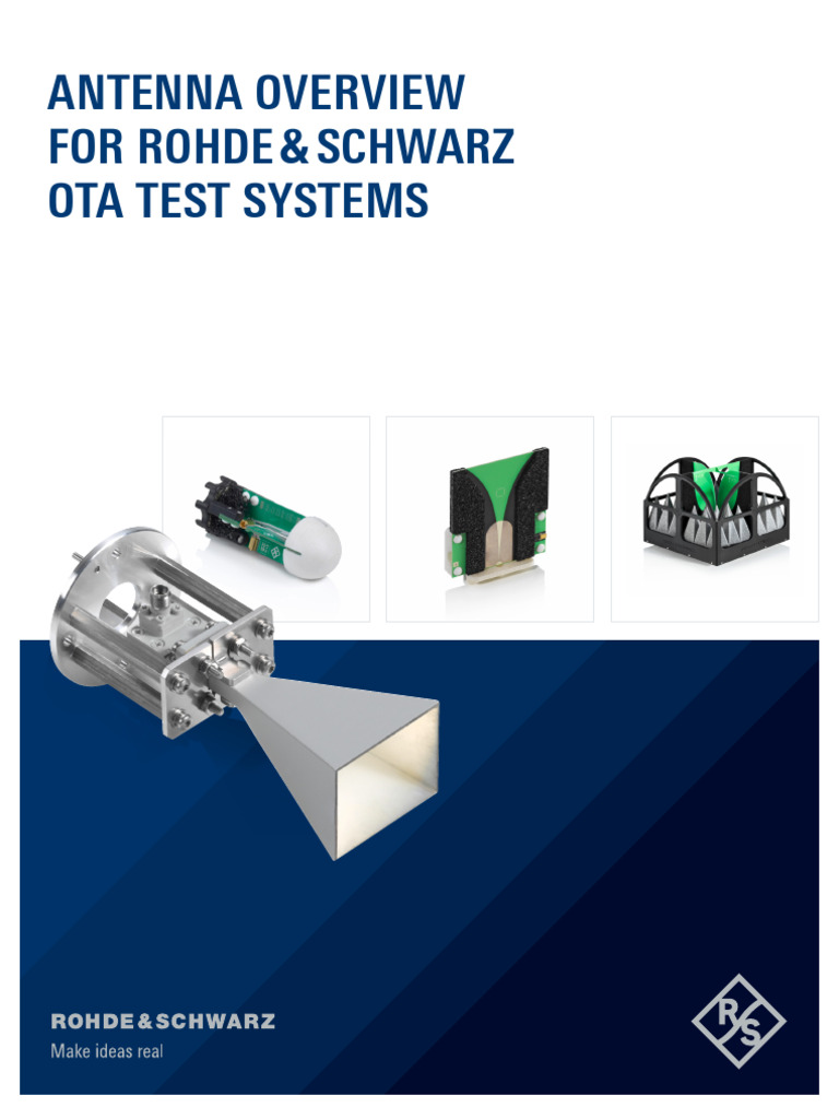 Antenna Overview OTA Test Systems - Fly - en - 3608 2136 32 - v0100 ...